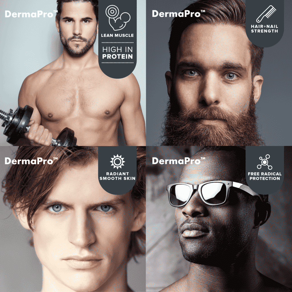 Fortified Collagen For Men — 90 Days (3X Pack) | DermaPro®